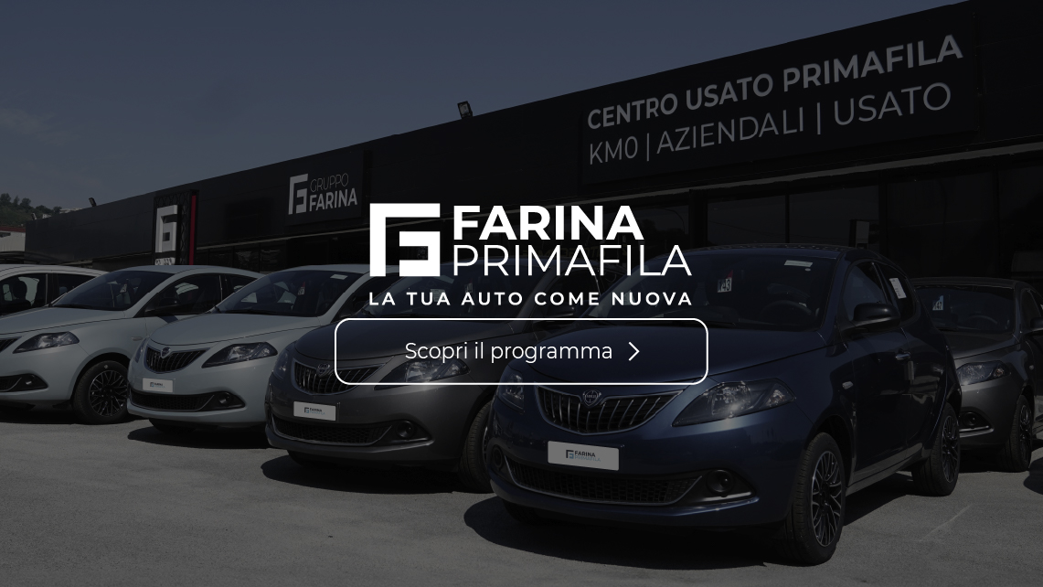 Auto Usate e programma Primafila - Gruppo Farina Napoli e Caserta